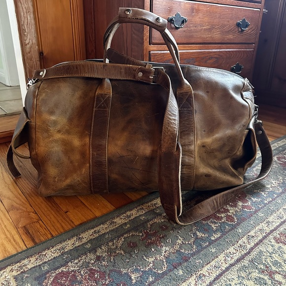 village tannery | Bags | Handmade Leather Weekender Bag | Poshmark